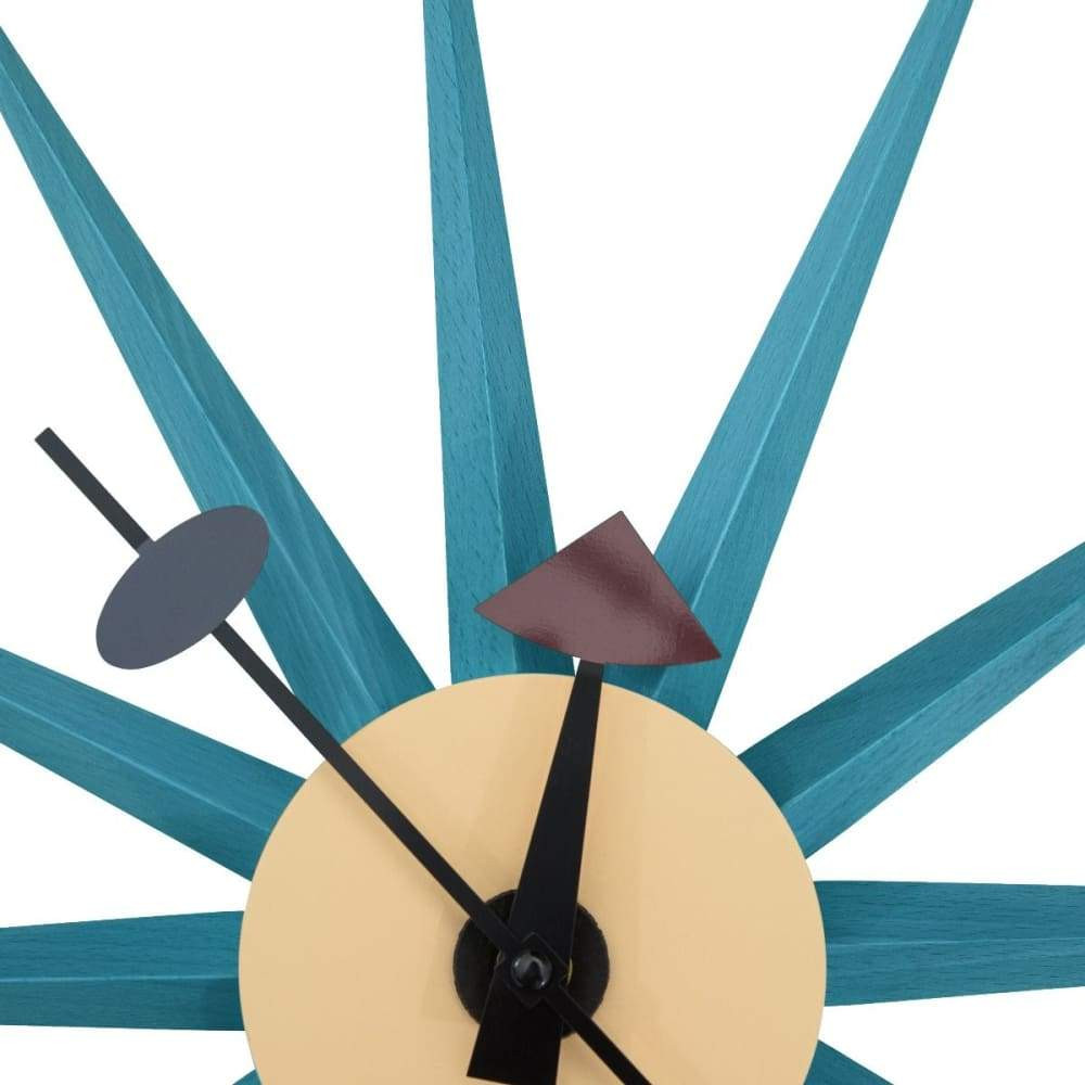 Metal Sunray Clock - Designdistrict