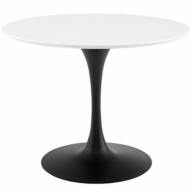 Pedestal Design 40 Round Wood Top Dining Table