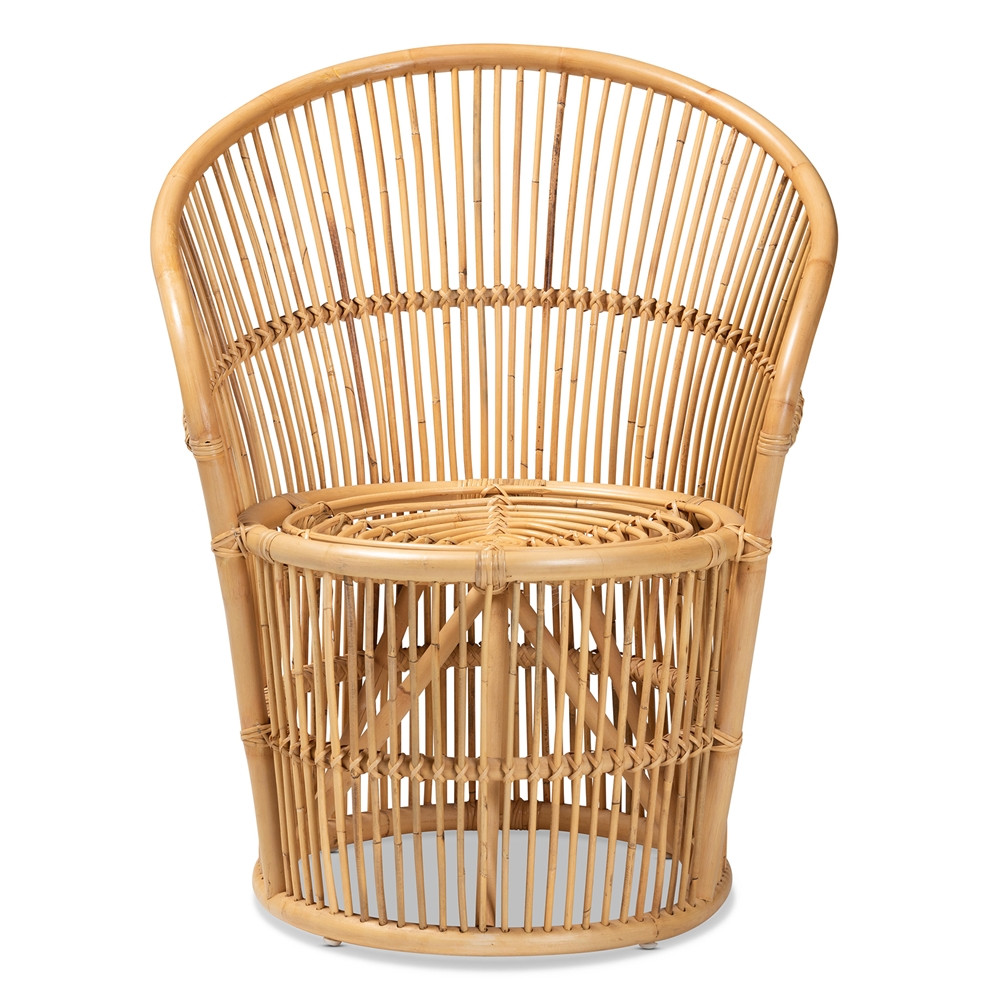 Herra Rattan and Black Metal Chair