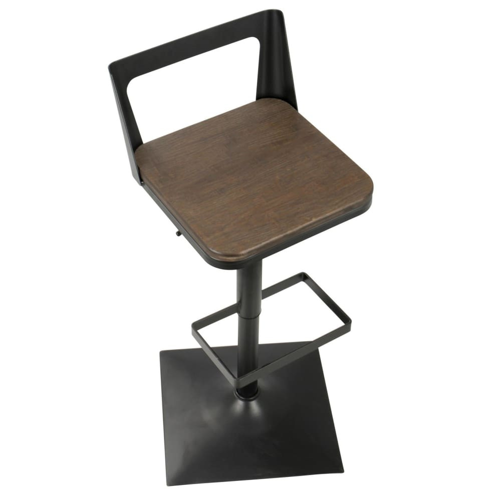 Samuel Bar Stool Black Espresso - Designdistrict