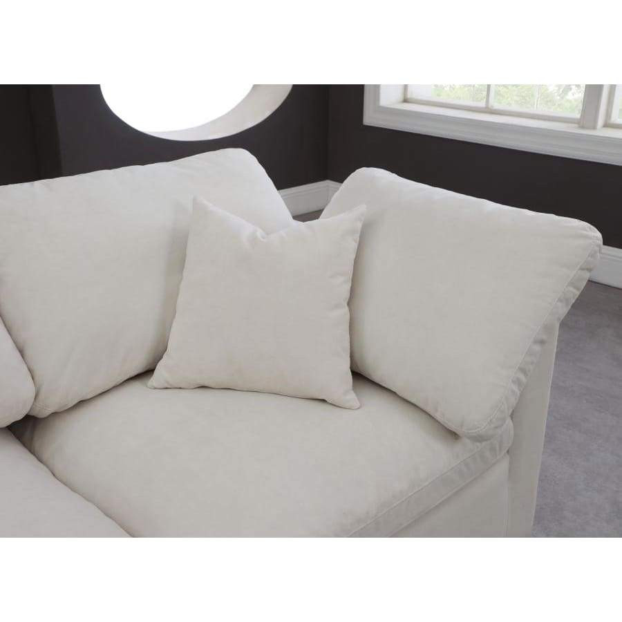 Portland Plush Velvet Standard Cloud Modular Down Filled