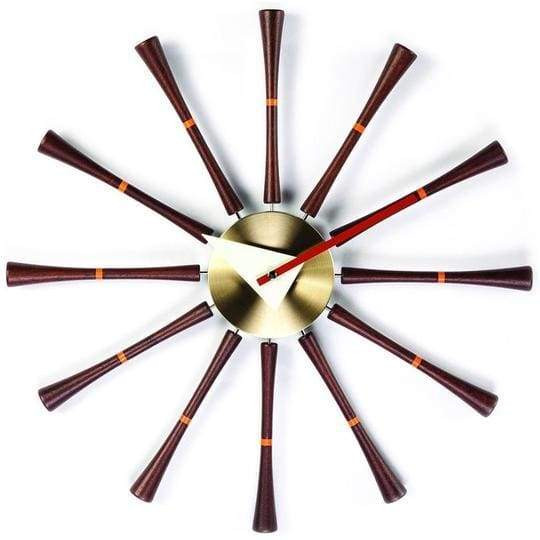 Spindle Clock - Designdistrict