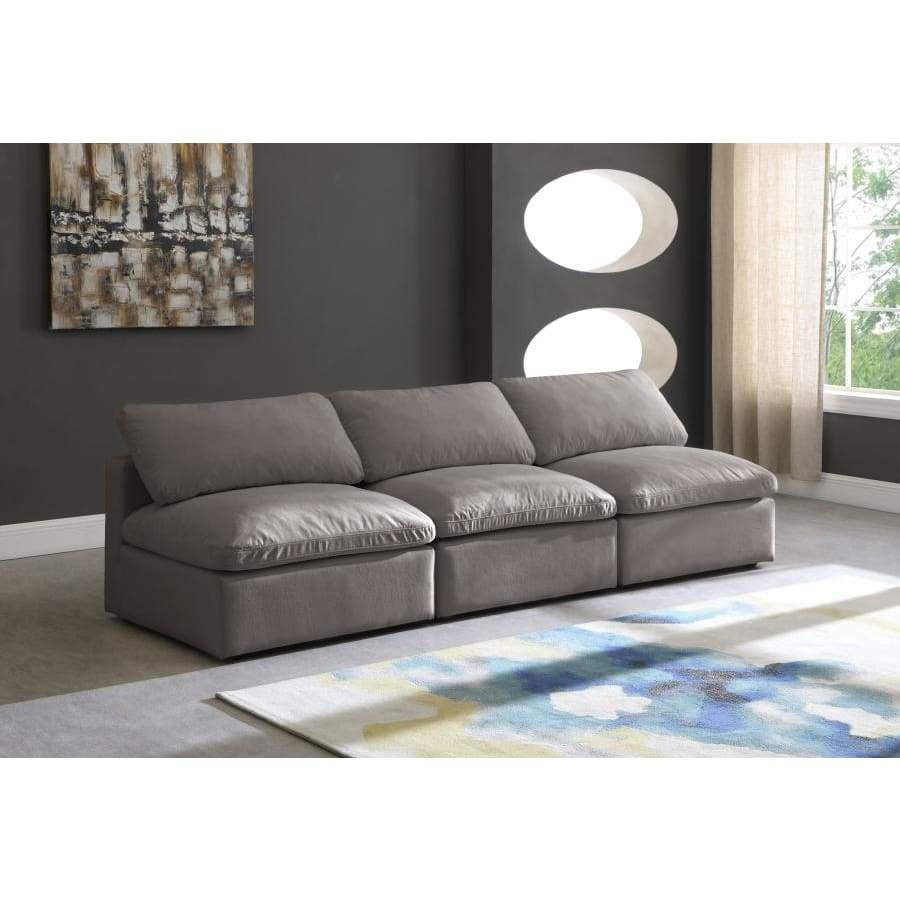 Portland Plush Velvet Standard Cloud Modular Down Filled