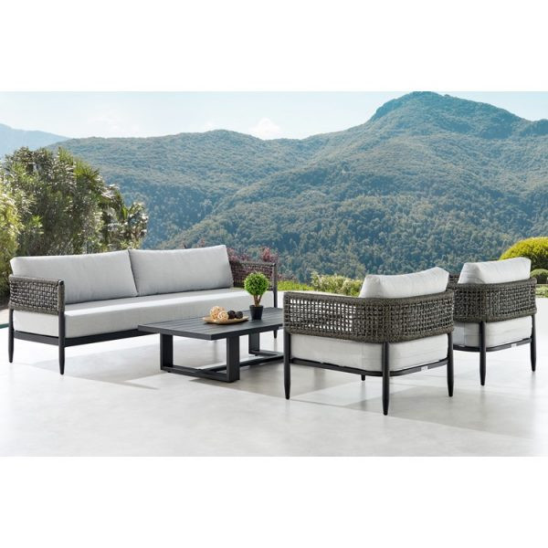 Ajaria 4 Piece Outdoor Conversation Set