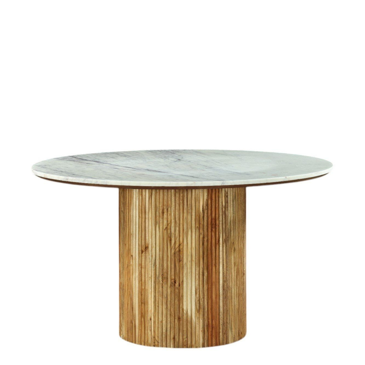 Sherman Round Marble Dining Table