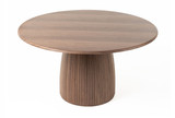 Clarissa Walnut Round Dining Table