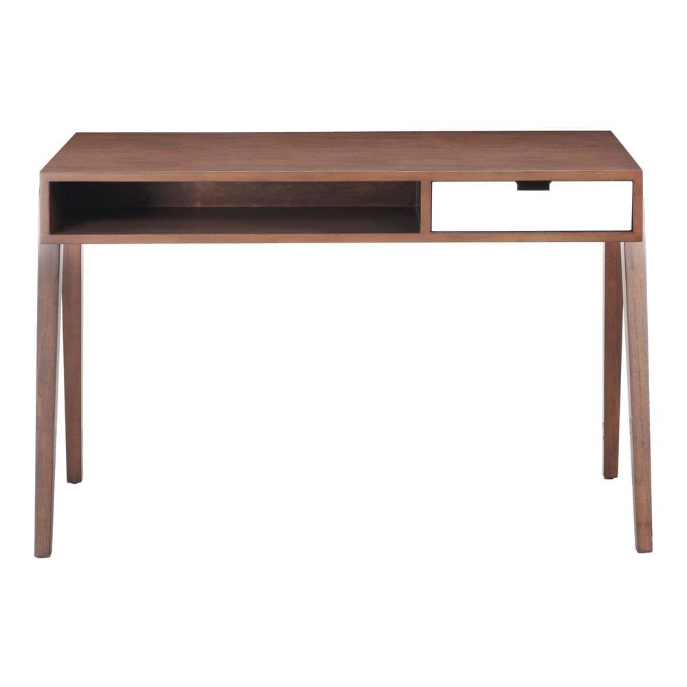 Linear Walnut Desk - Designdistrict