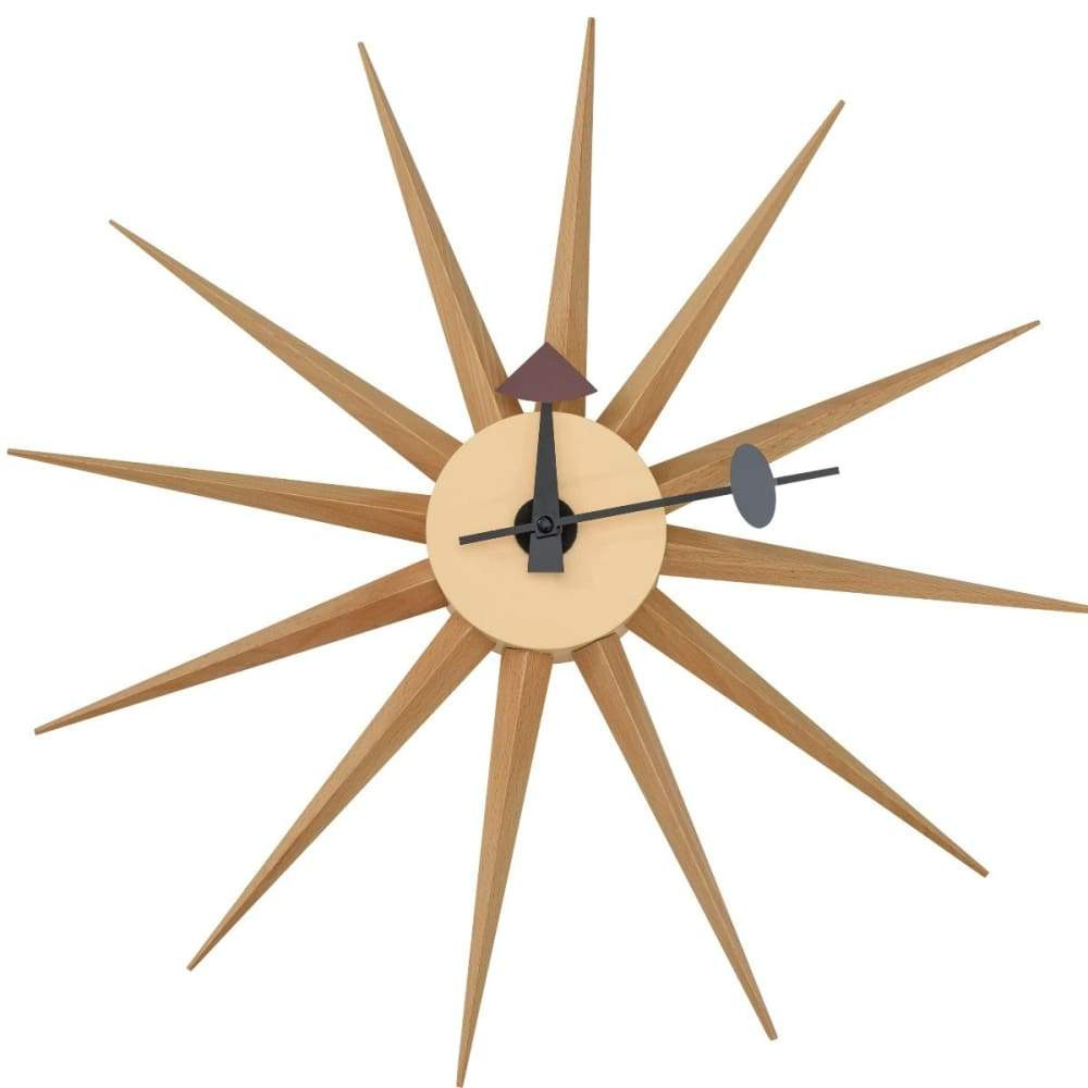 Metal Sunray Clock - Designdistrict