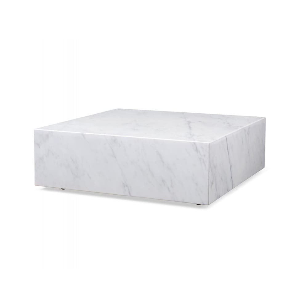 Couture Marble Coffee Table White - Designdistrict