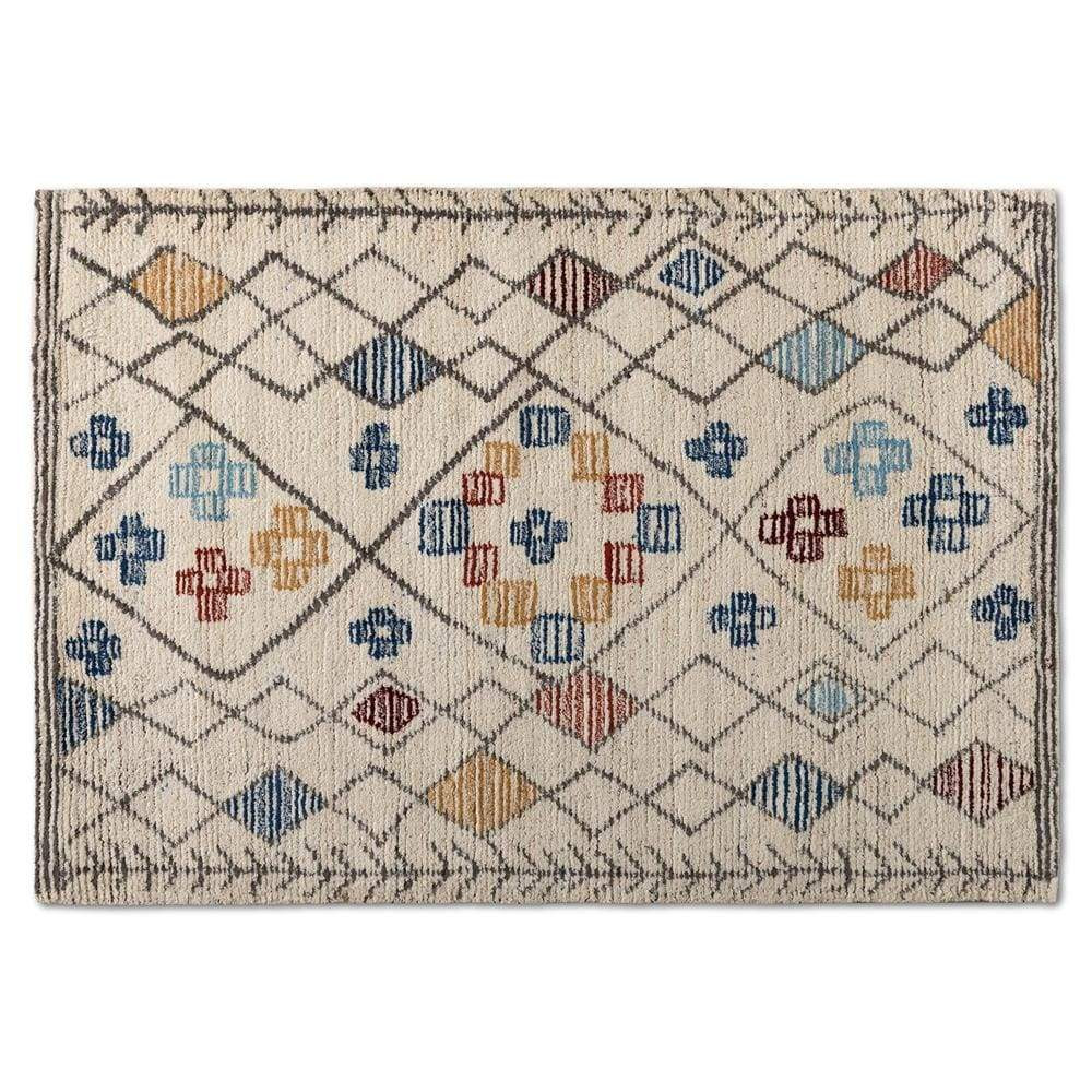 Amarillo Hand Woven Fabric Rug Multi-Color - Designdistrict