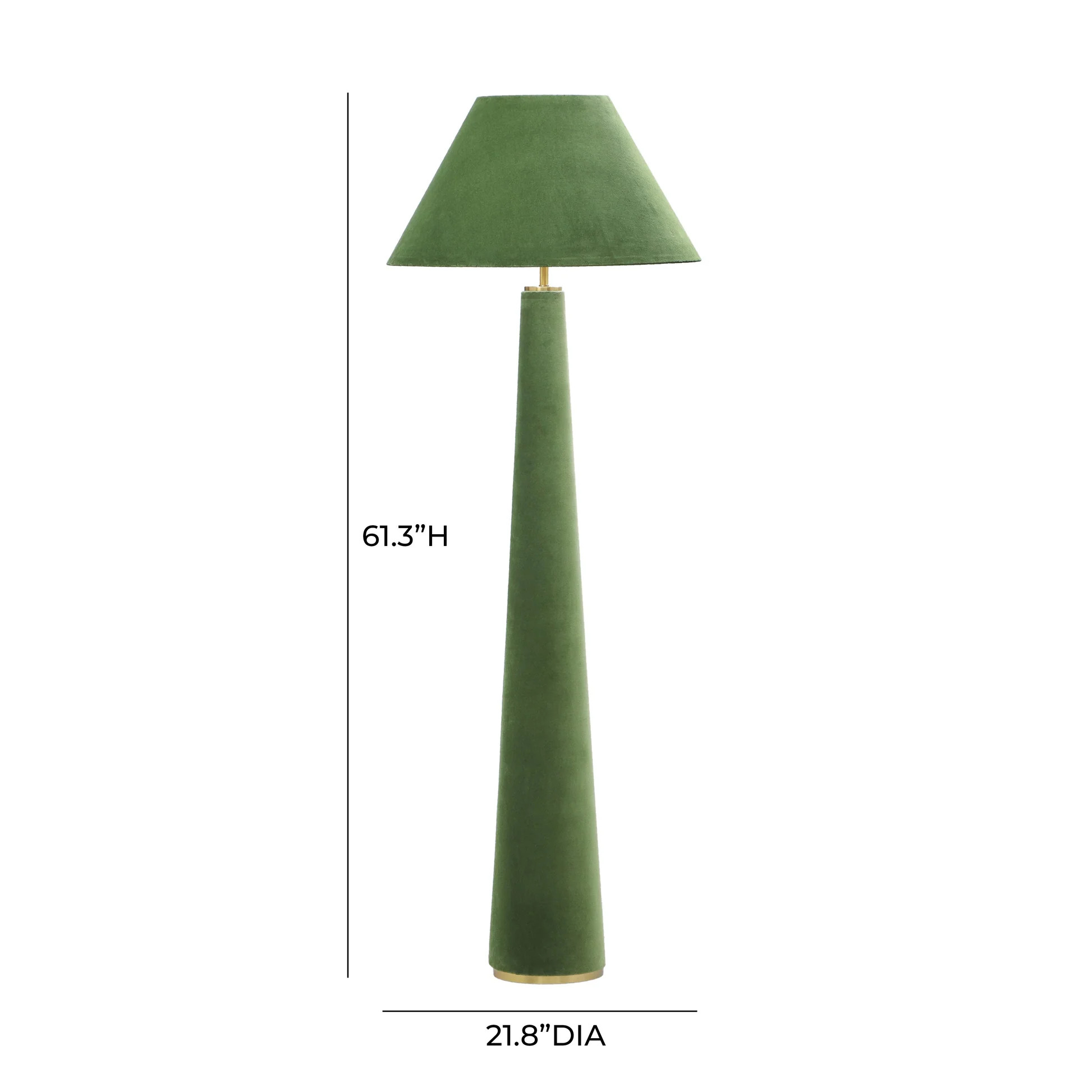 Gusto Velvet Floor Lamp