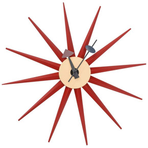 Metal Sunray Clock - Designdistrict