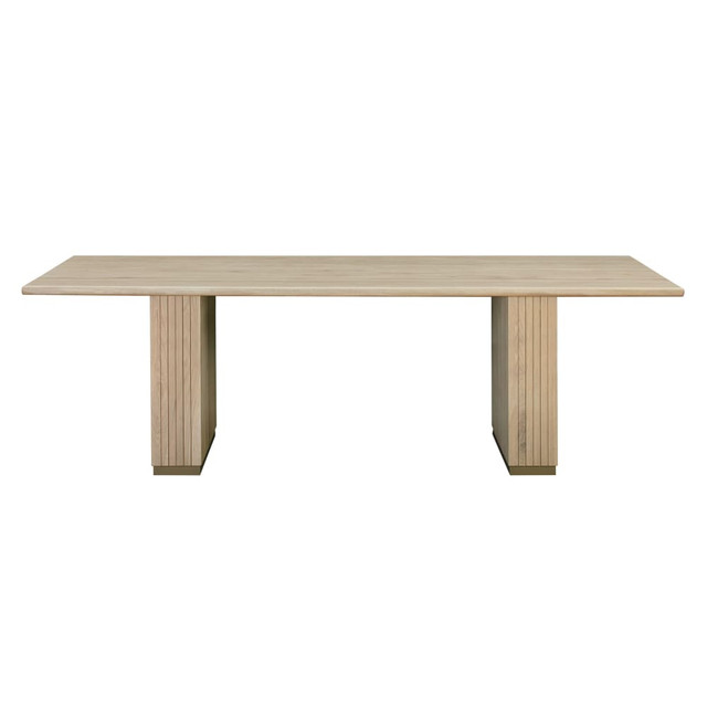 Chelsie Rectangular Oak Dining Table - Designdistrict