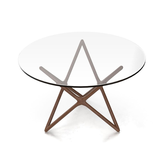 Sean Dix Triple X Dining Table Walnut - Designdistrict