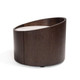 Gamma Modern Brown Oak Nightstand - Designdistrict