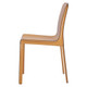 Gervin Recycled Leather Chair-Brown Set of 2