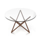 Sean Dix Triple X Dining Table Walnut - Designdistrict