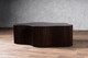 Cisco Black Ceramic and Smoked Ash Freeform Coffee Table