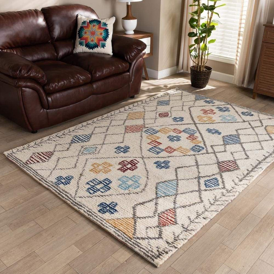Amarillo Hand Woven Fabric Rug Multi-Color - Designdistrict