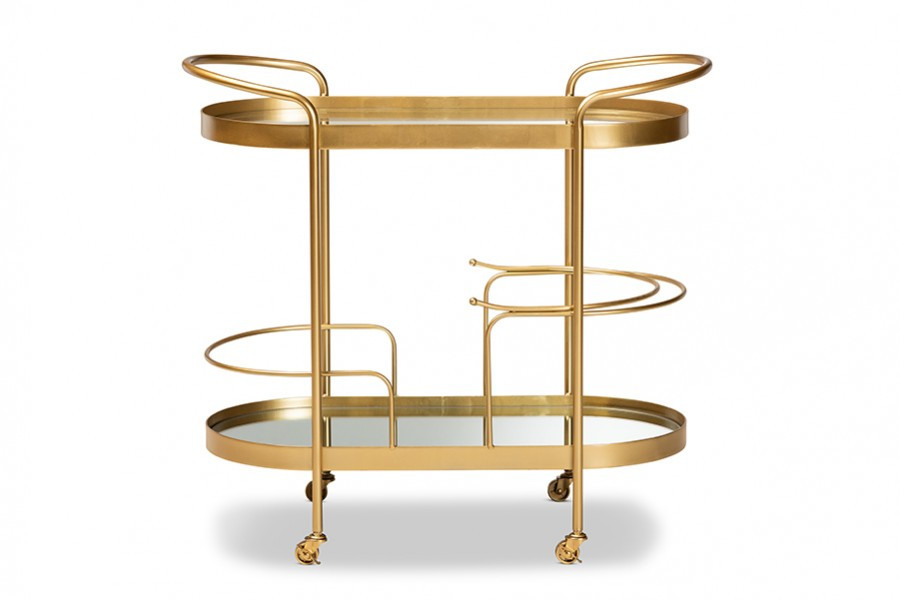 Deja Two Tier Bar Cart - Designdistrict