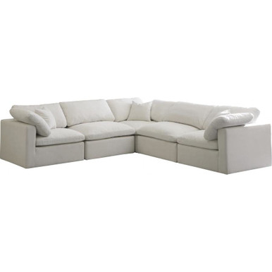 Portland Plush Velvet Standard Cloud Modular Down Filled