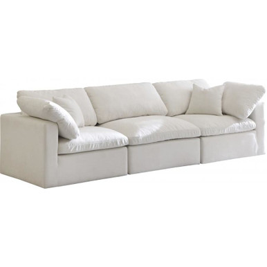 Portland Plush Velvet Standard Cloud Modular Down Filled