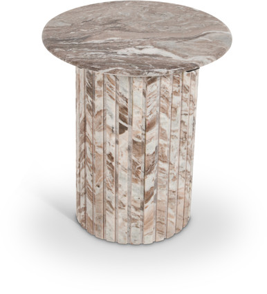 Geneva Marble Accent Side Table