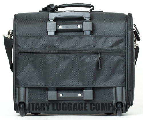 Black Wheeled Laptop Computer Case | Military Luggage