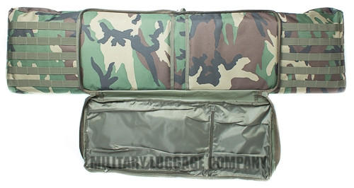 Woodland Camo 46" Padded Weapons Case | Military Luggage
