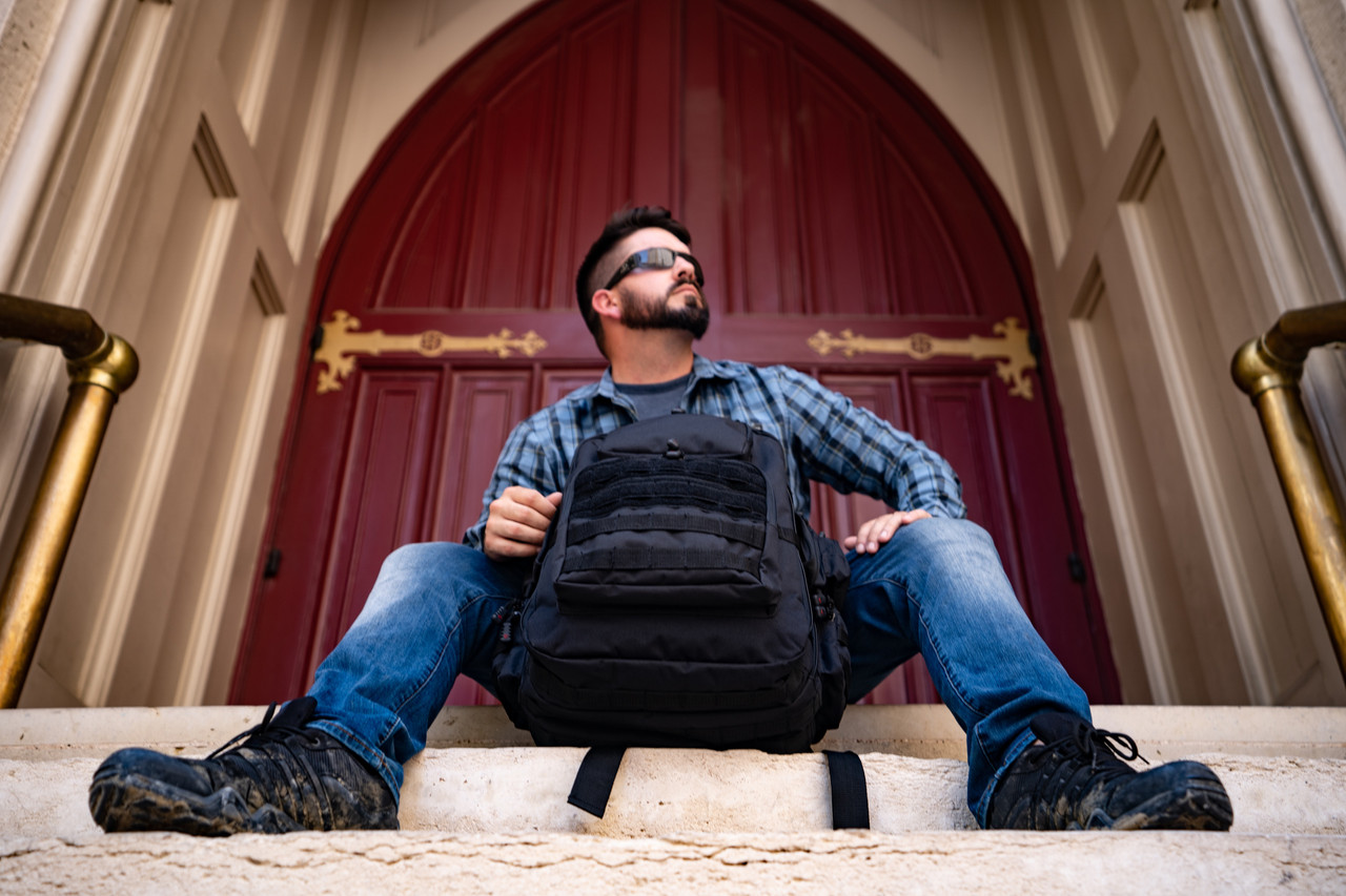 Black Brazos Tactical Backpack | Military Luggage