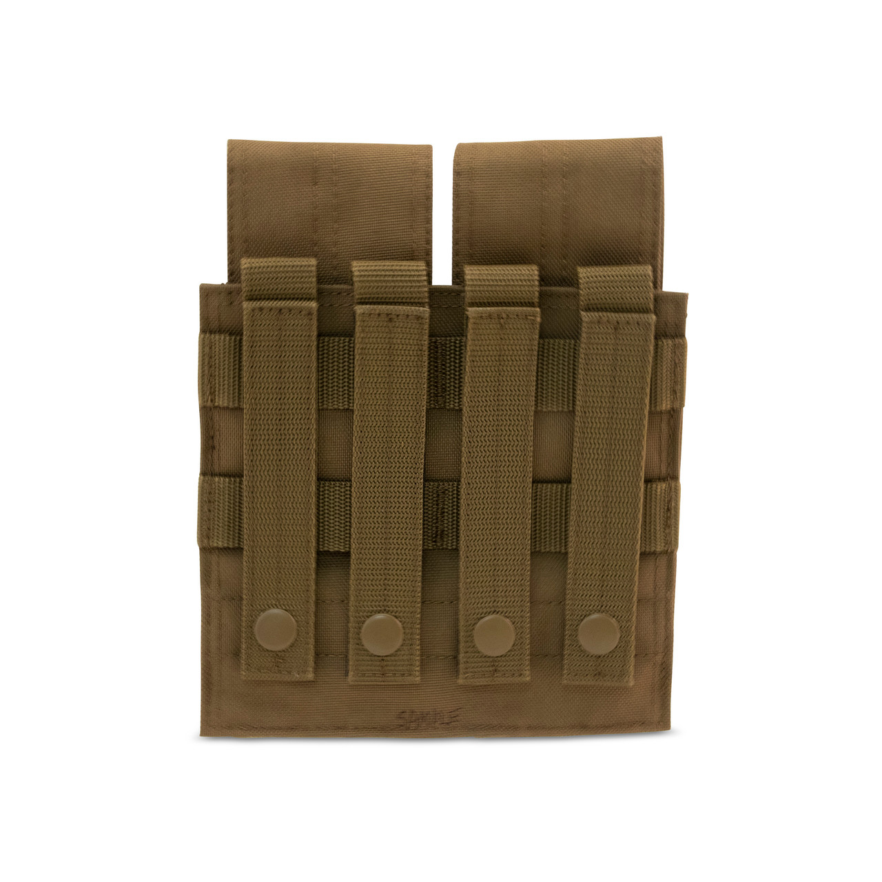 Coyote Double-Stacked Mag Pouch for Tactical Use