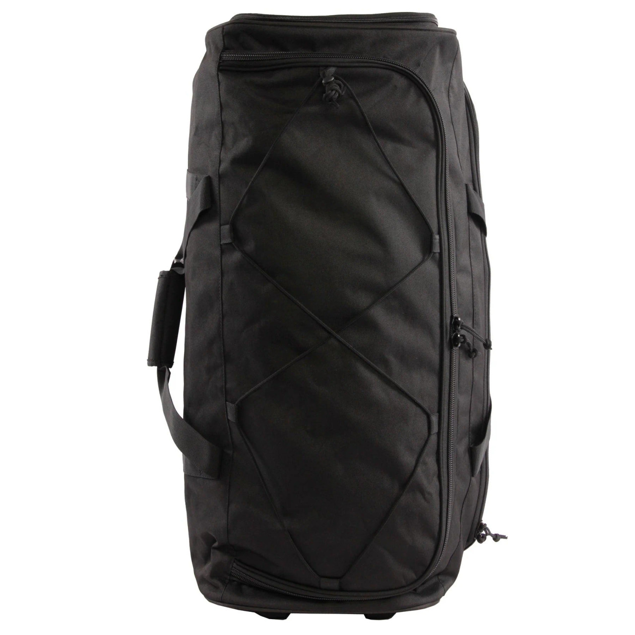 Black 30 Inch Squad Rolling Duffle Bag | Military Luggage