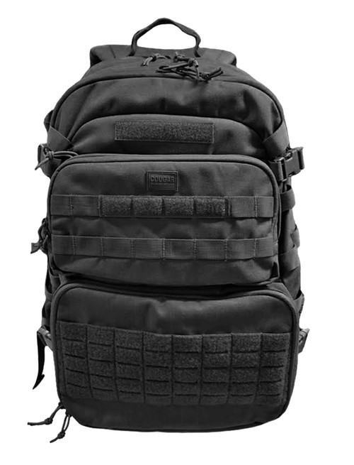Black Assault Backpack By Cougar Tactical | Military Luggage