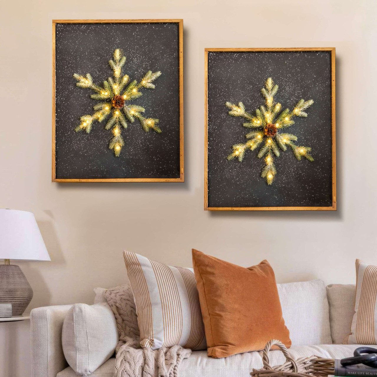 Snowflake Starlight Frame