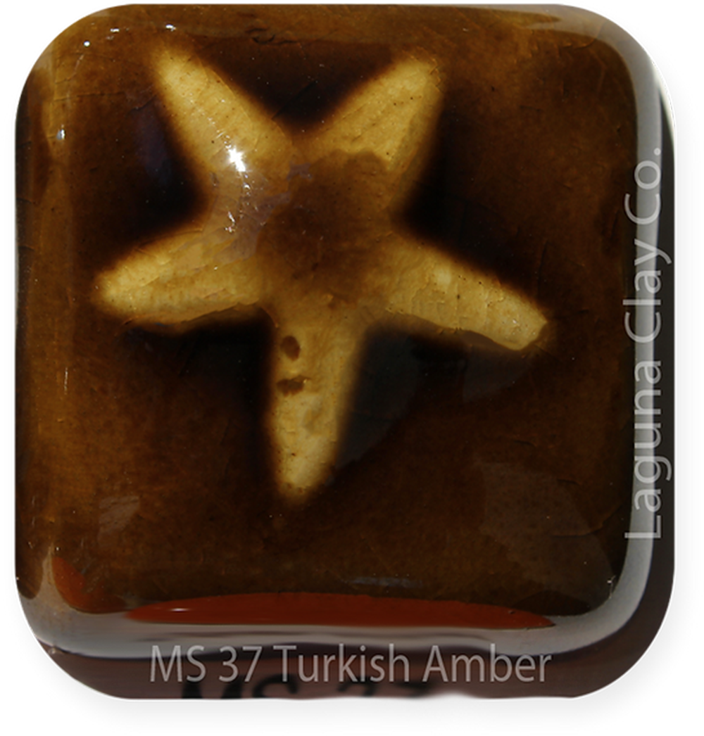 MS-37 Turkish Amber - Stone Leaf Pottery