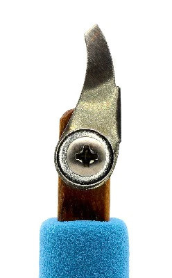 P15 Curved Square Tip 3 mm Carving Tool - Stone Leaf Pottery