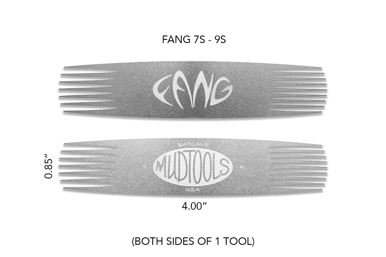 FANG Small Stainless Steel Scoring Tools - Stone Leaf Pottery