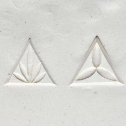 STM-002 Medium Equilateral Triangle - Stone Leaf Pottery
