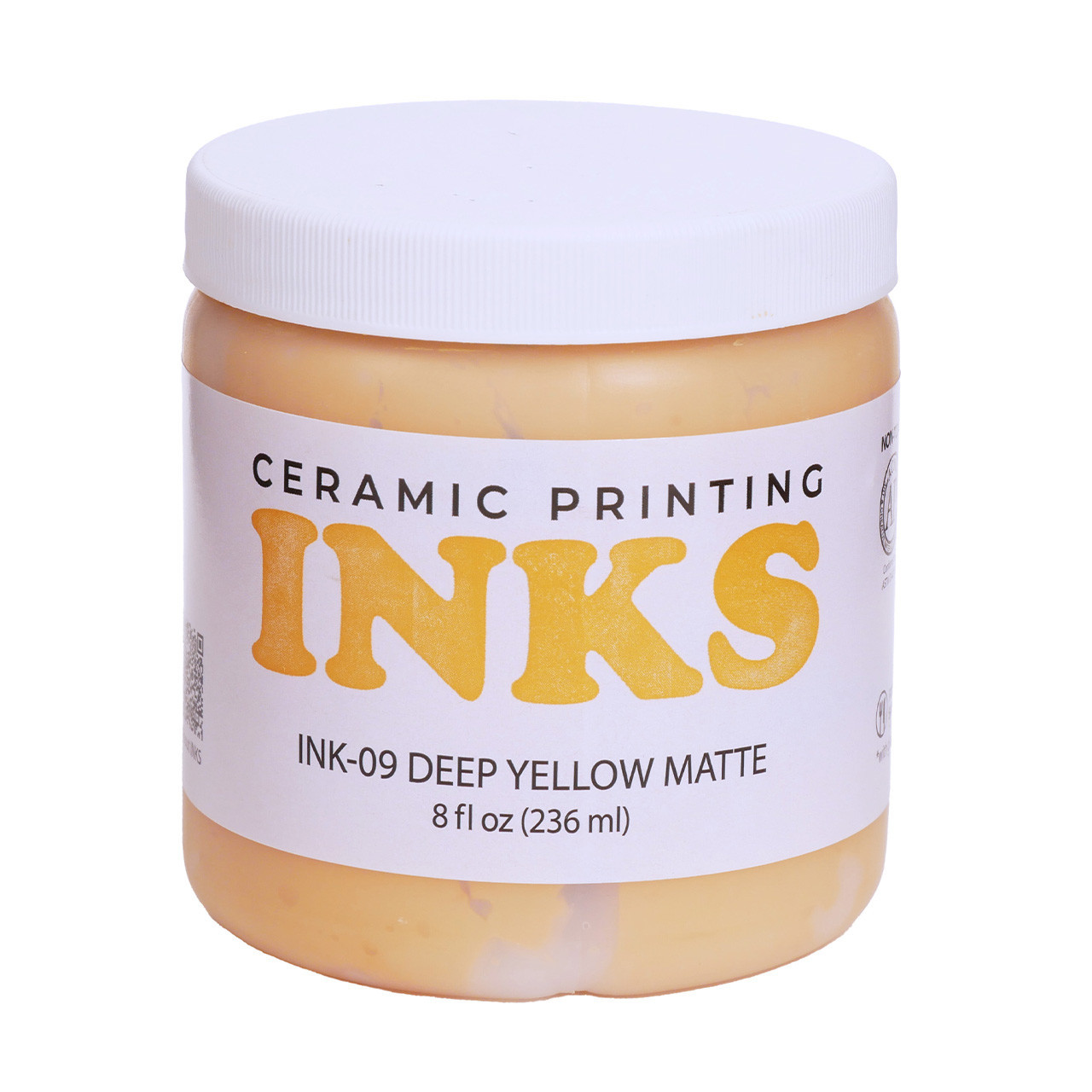 INK-09 Deep Yellow Matte Ink - Stone Leaf Pottery