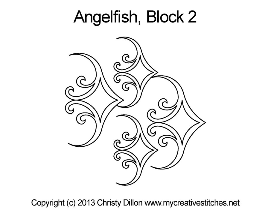 Angelfish, Triangle - My Creative Stitches