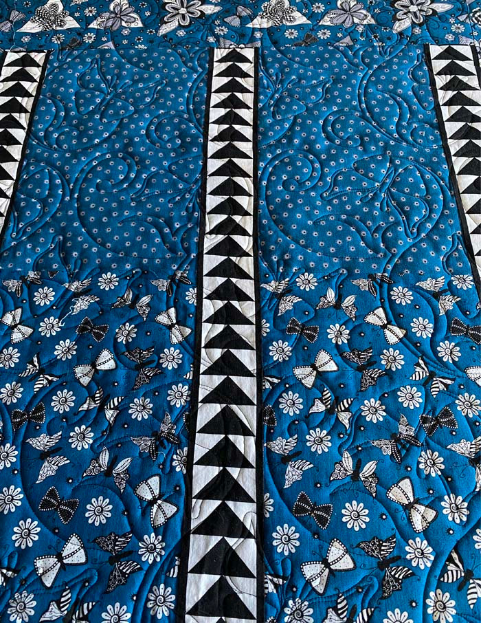 Computerized Quilting Pattern Butterfly Dance Edge-to-Edge