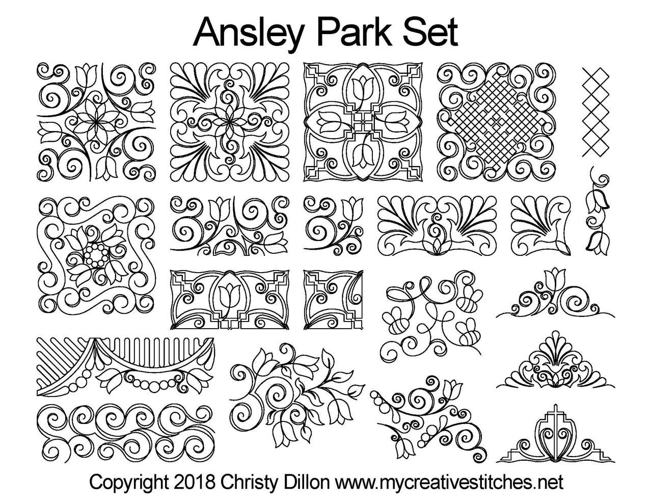 Piano Key Borders Set - My Creative Stitches