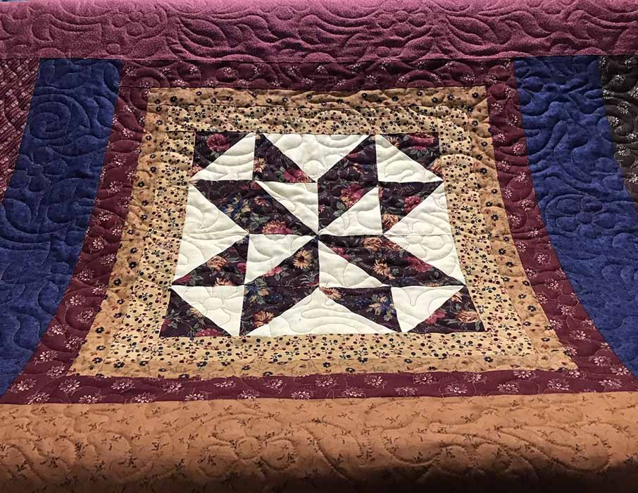 Computerized Quilting Pattern Forget Me Not Edge-to-Edge