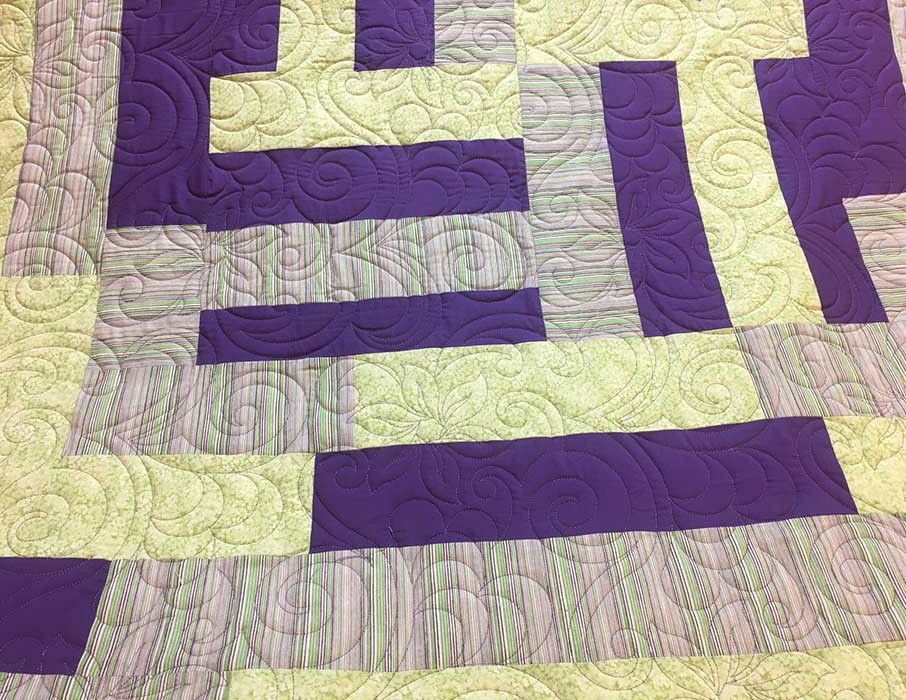 Computerized Quilting Pattern Snapdragon Edge-to-Edge 2