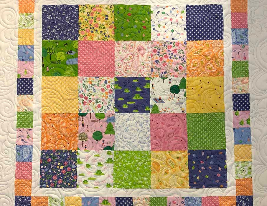 Computerized Quilting Pattern Snapdragon Edge-to-Edge 2