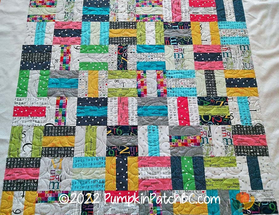 Computerized Quilting Rhapsody Edge-to-Edge Swirl