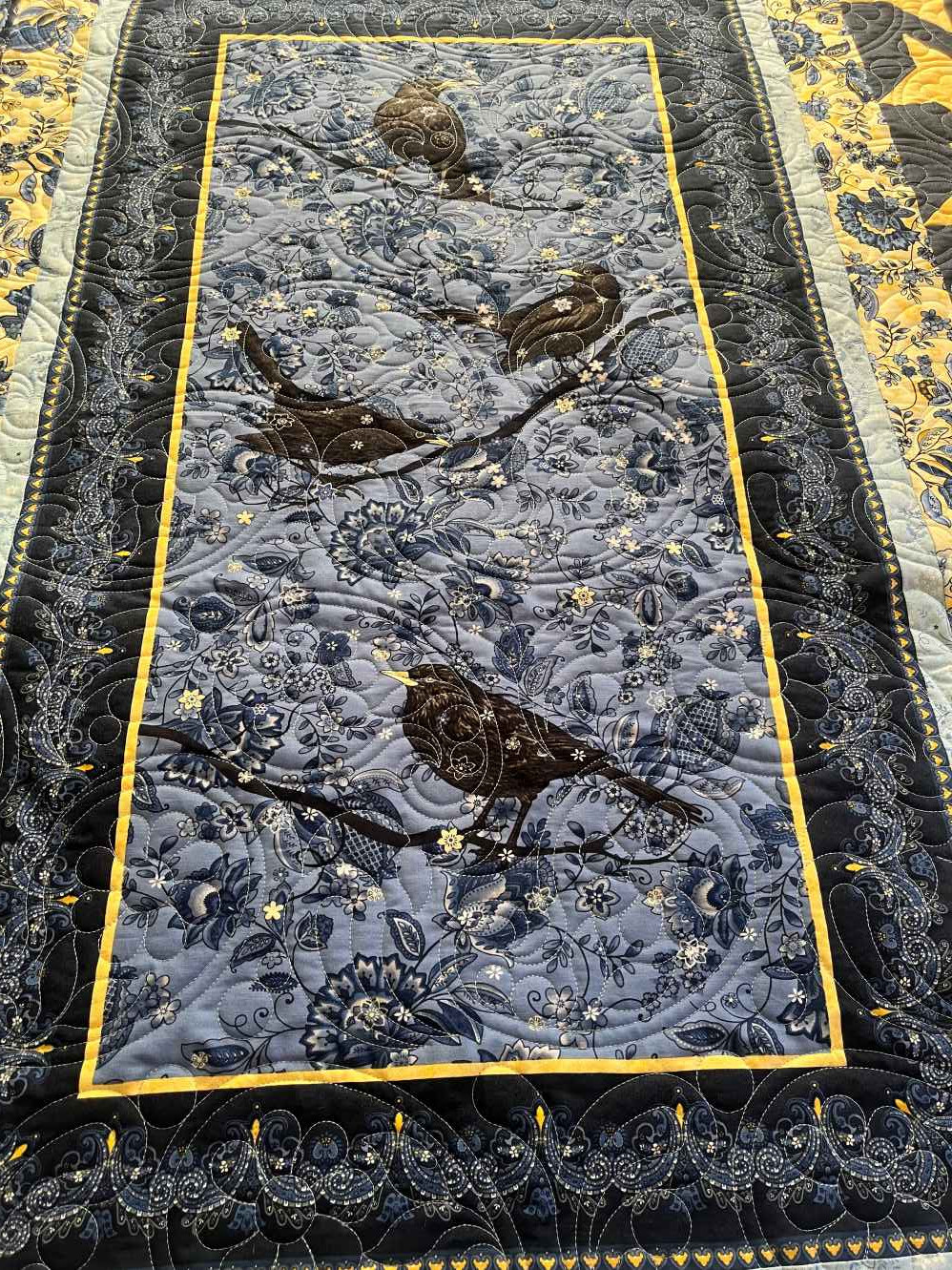 Paisley Daisy Edge-to-Edge