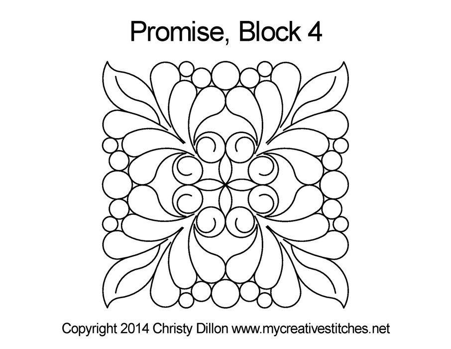 Promise, Block 4 - My Creative Stitches