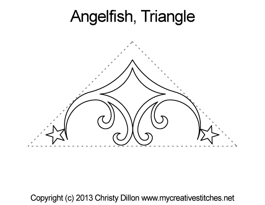 Angelfish, Triangle - My Creative Stitches
