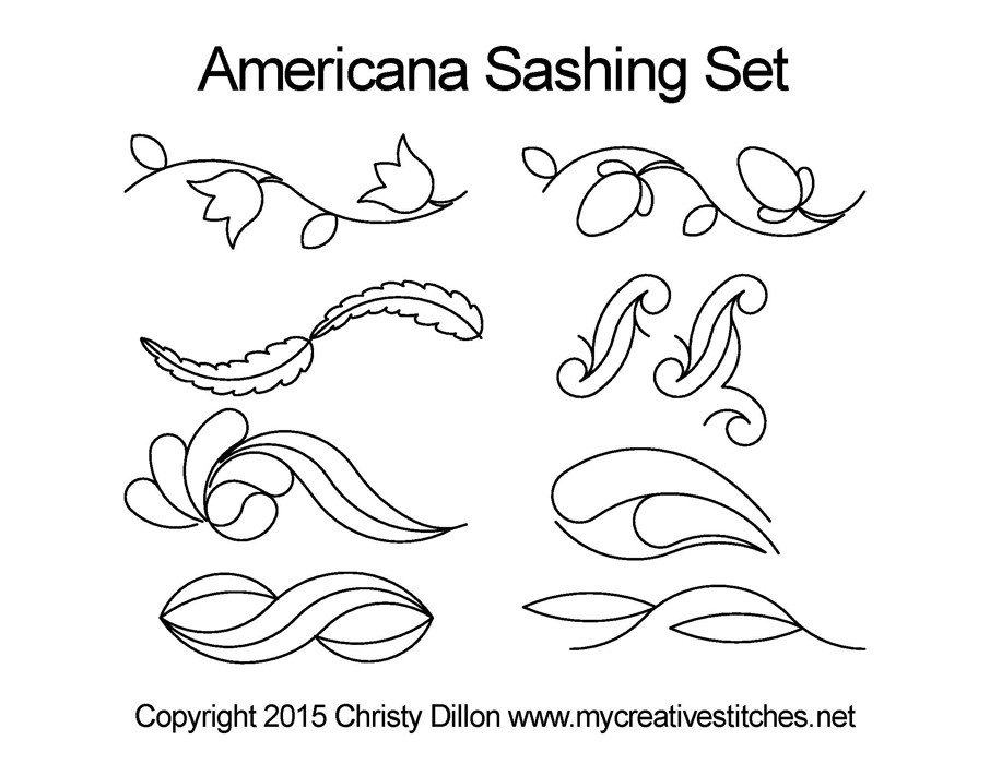 Americana Sashing Set - My Creative Stitches
